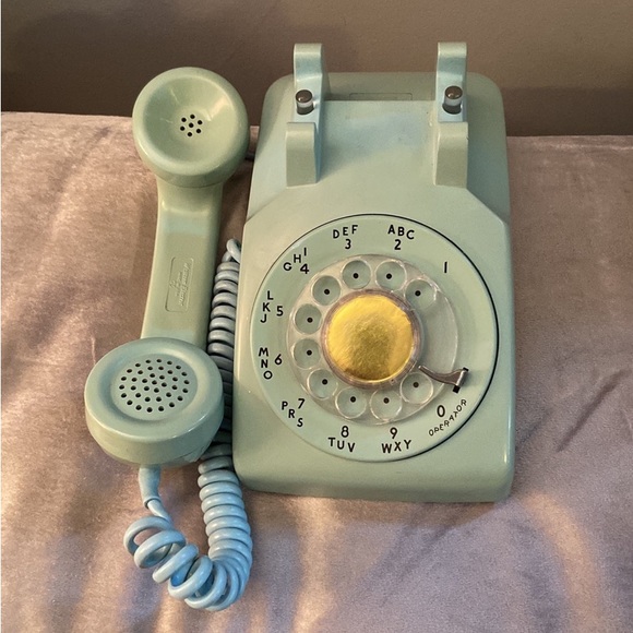 Western Electric | Other | Western Electric Rotary Phone Aqua Blue 5s ...